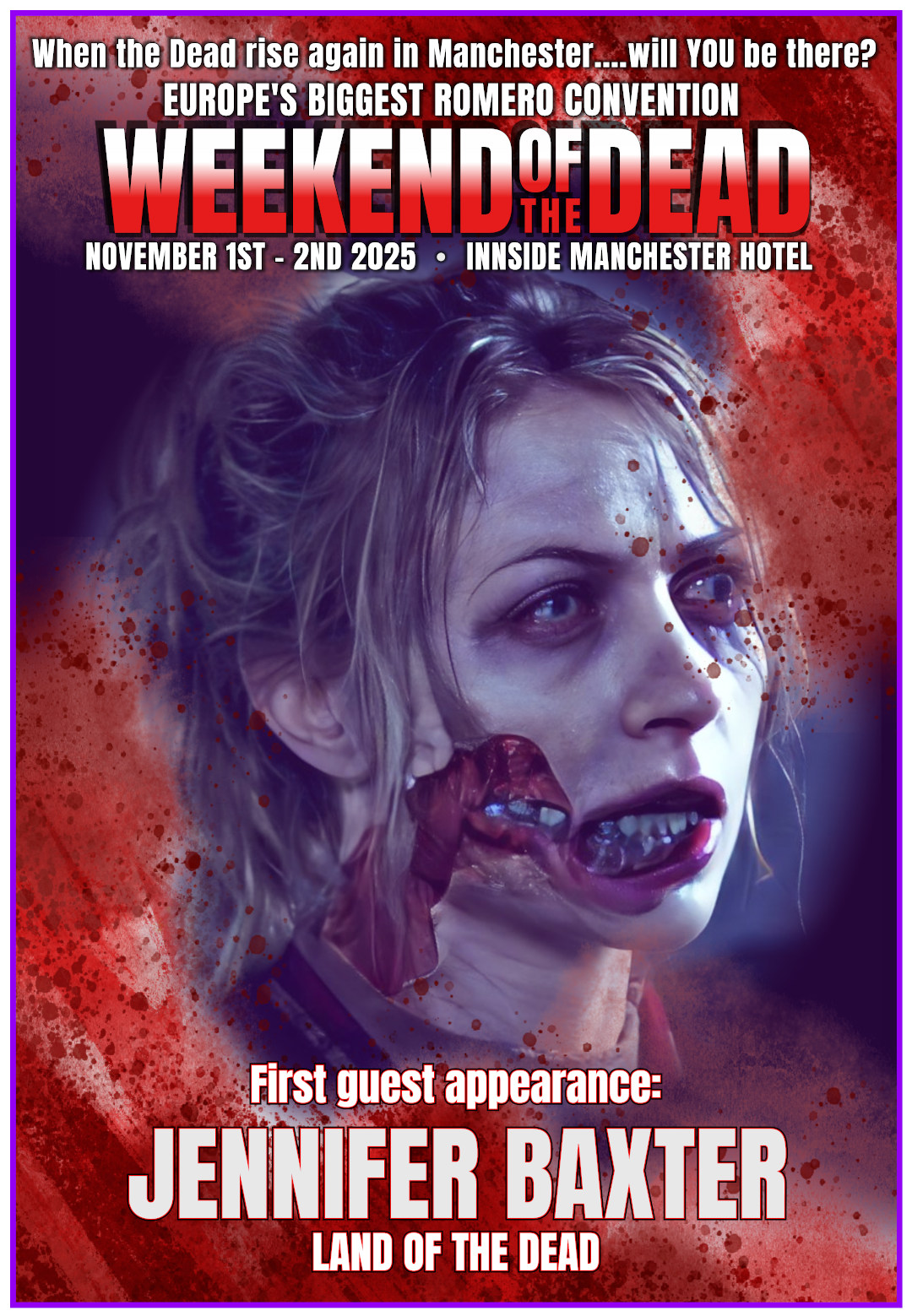 Jennifer Baxter Joins WOTD 2025! – Weekend of the Dead 2024