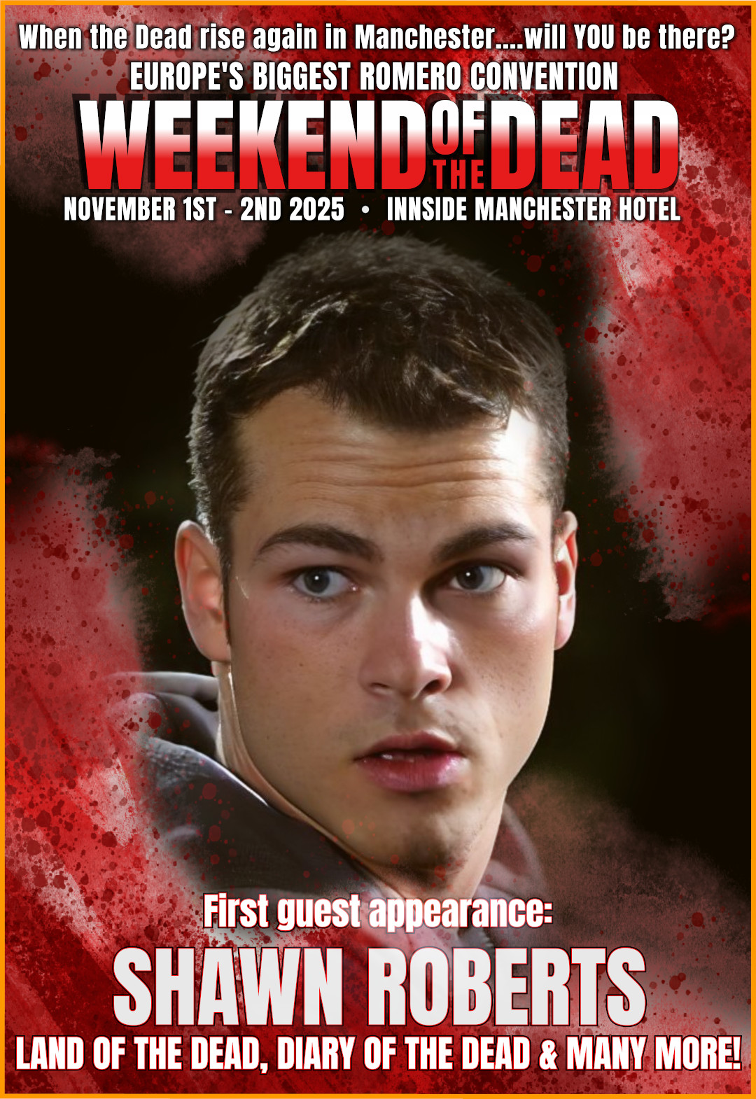 Shawn Roberts Joins WOTD 2025! – Weekend of the Dead 2025